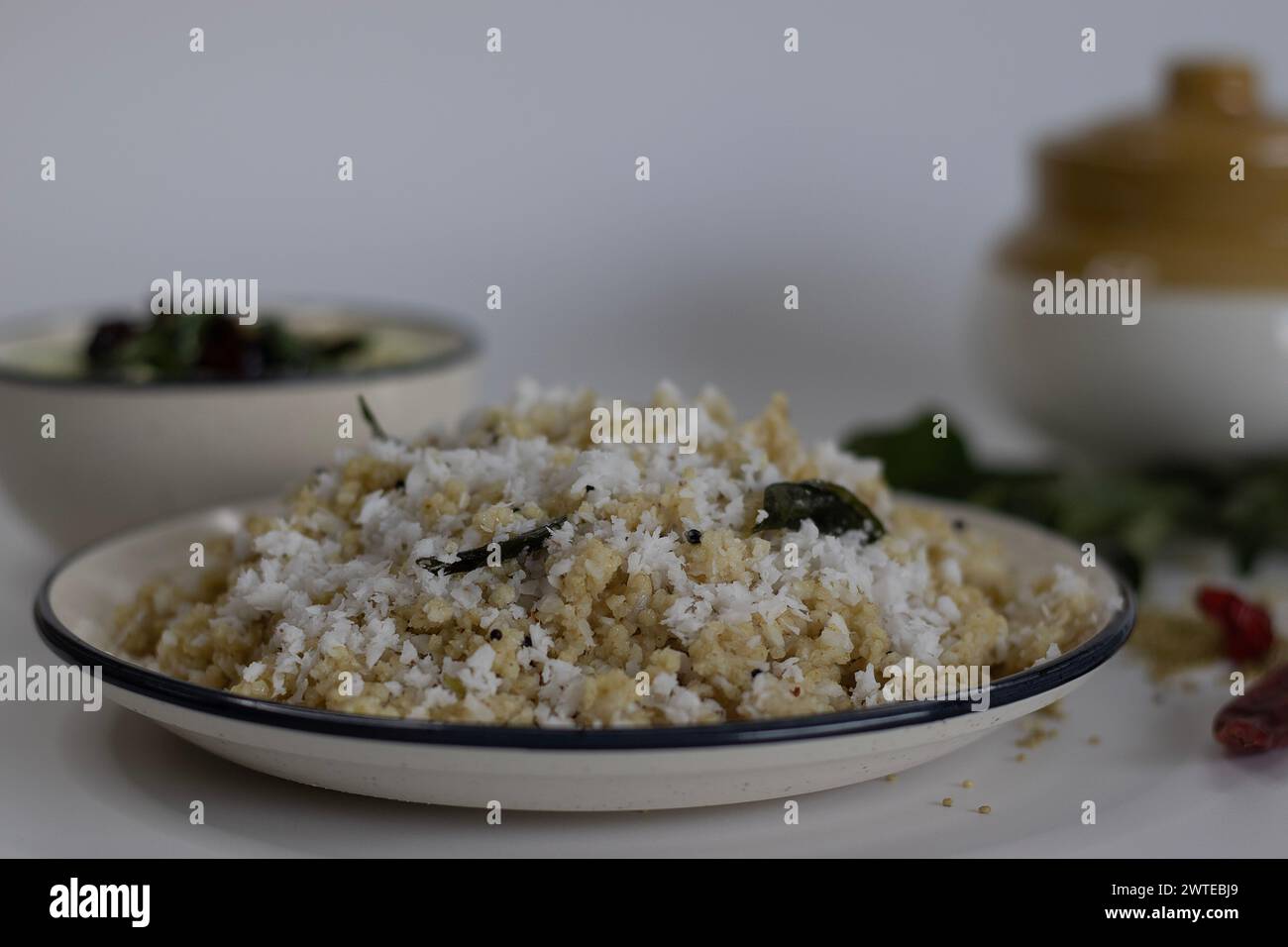 Proso millet uppuma, also known as Pani Varagu Upma or Millet Uppittu ...