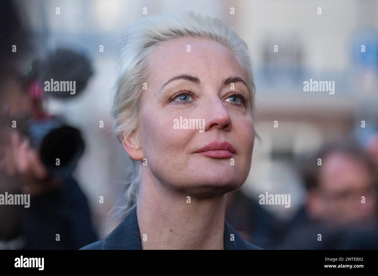 Berlin, Germany. 17th Mar, 2024. Yulia Navalnaya, widow of Alexei ...