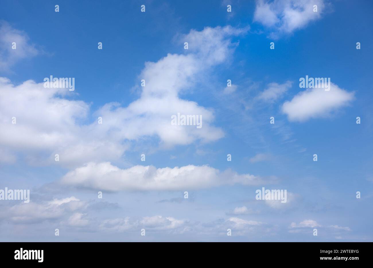 Cloudy blue sky, design element, abstract nature background Stock Photo ...