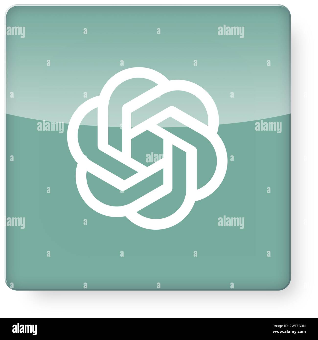 ChatGPT logo as an app icon. Clipping path included Stock Photo - Alamy