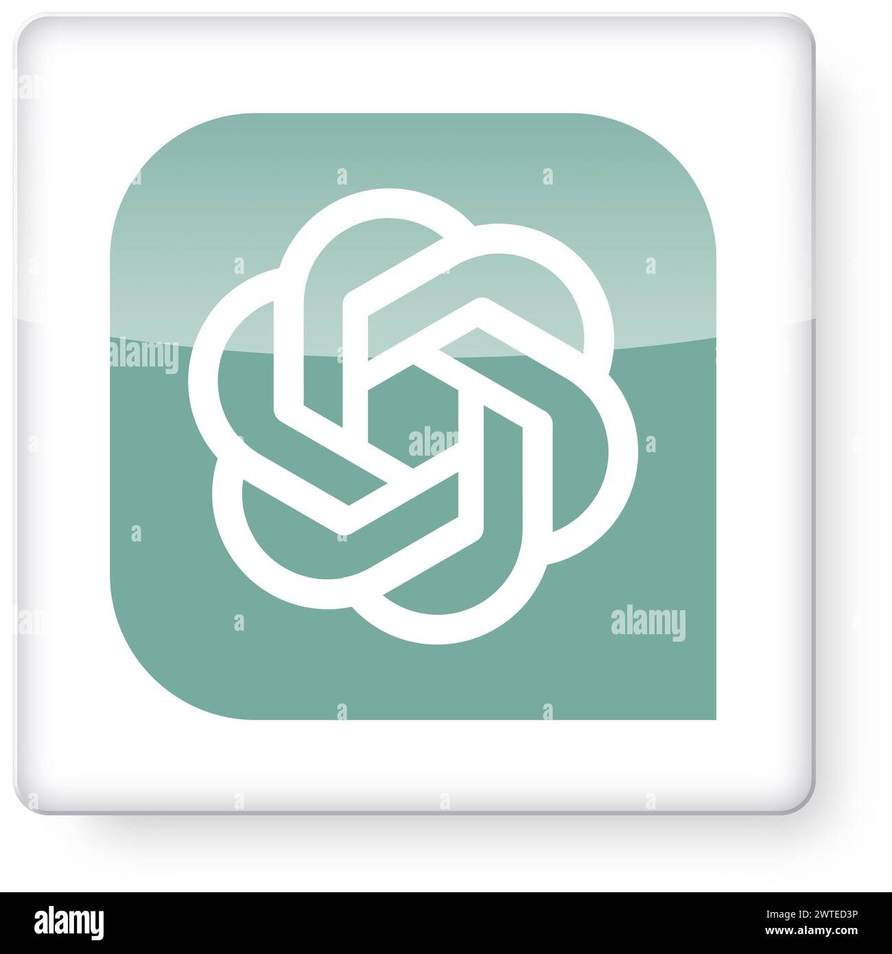 ChatGPT logo as an app icon. Clipping path included Stock Photo - Alamy