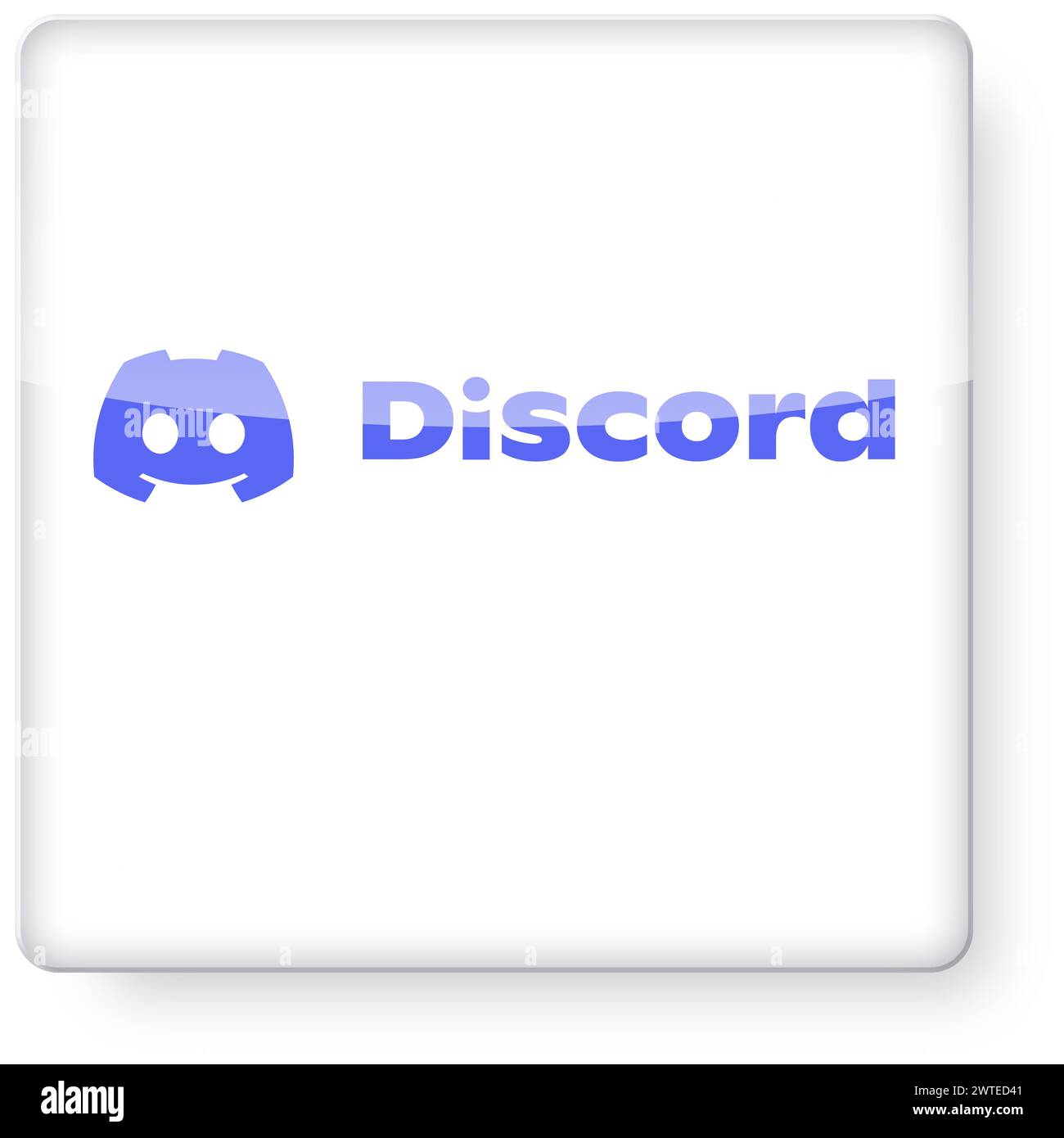 Discord icon logo hi-res stock photography and images - Alamy