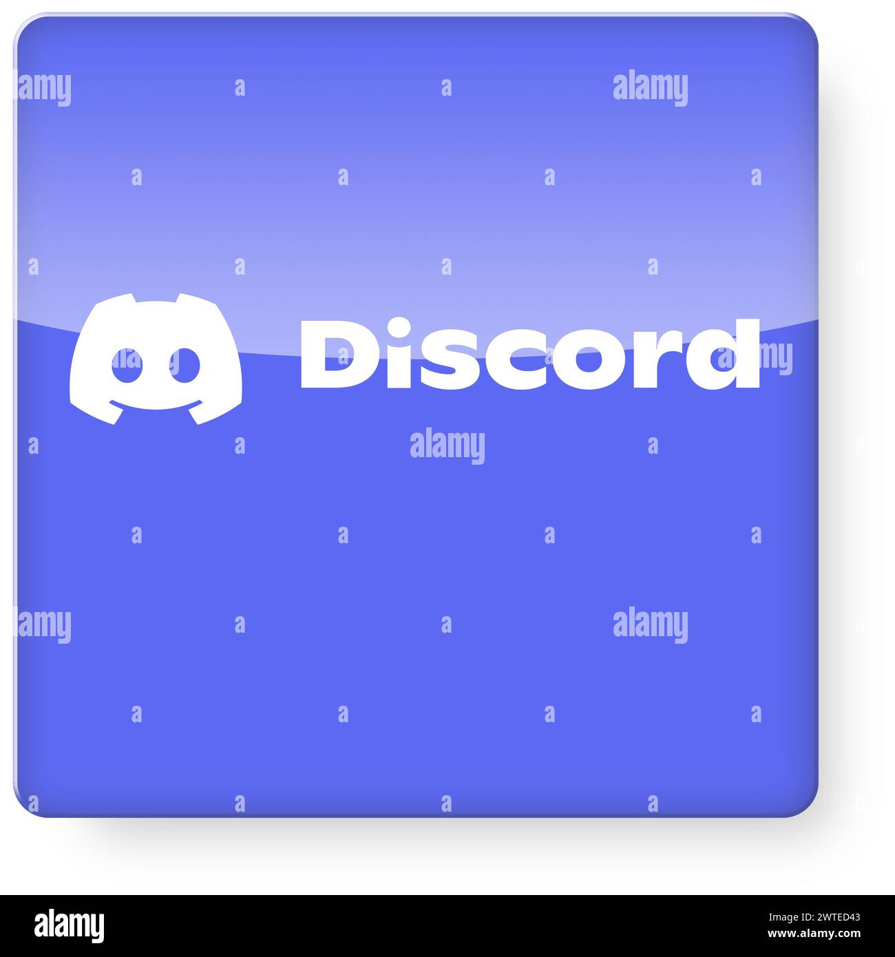 Discord logo as an app icon. Clipping path included Stock Photo - Alamy