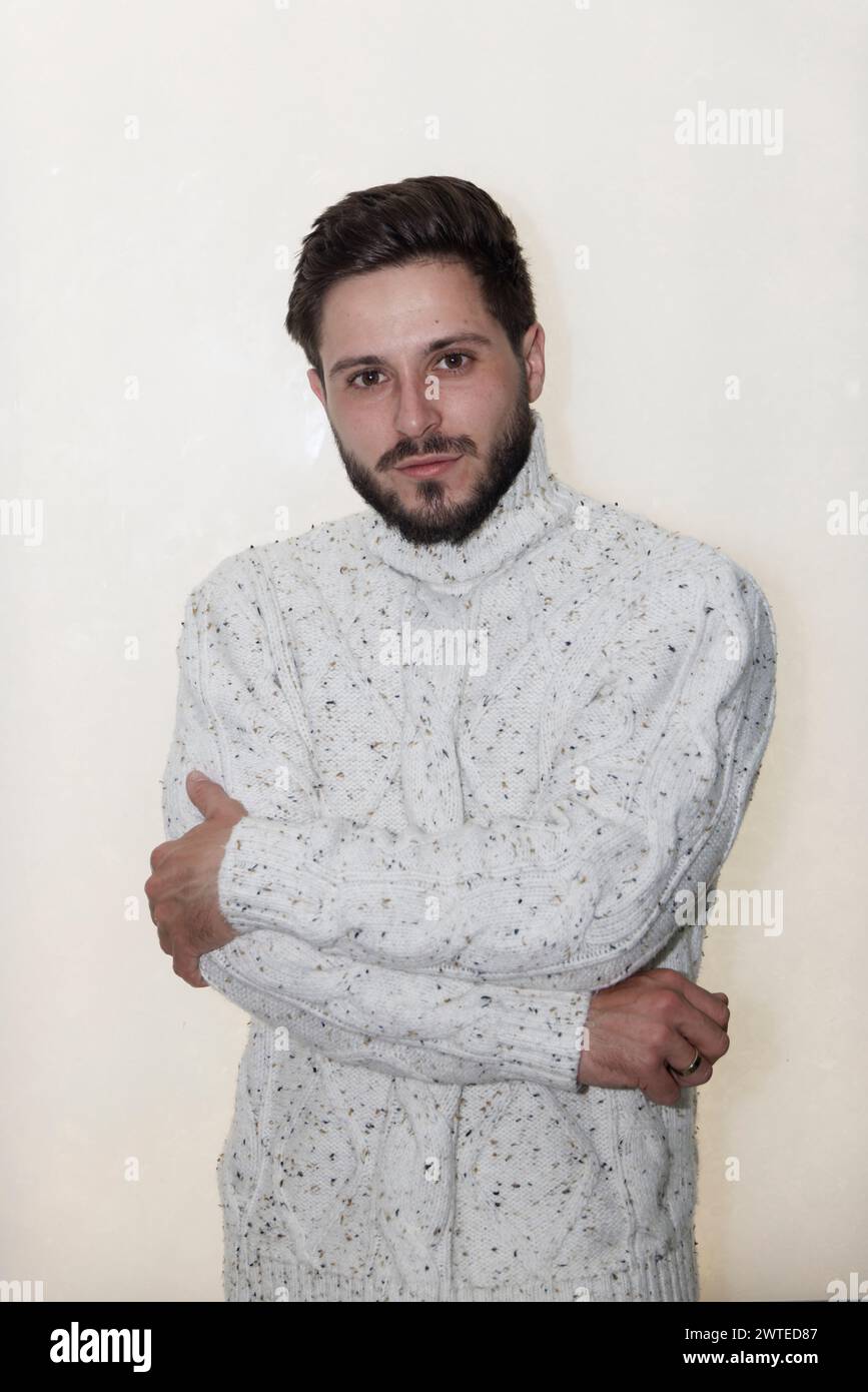 Paris,France. 17th Mar, 2024, Model and actor Jeremy Bellet and his ...