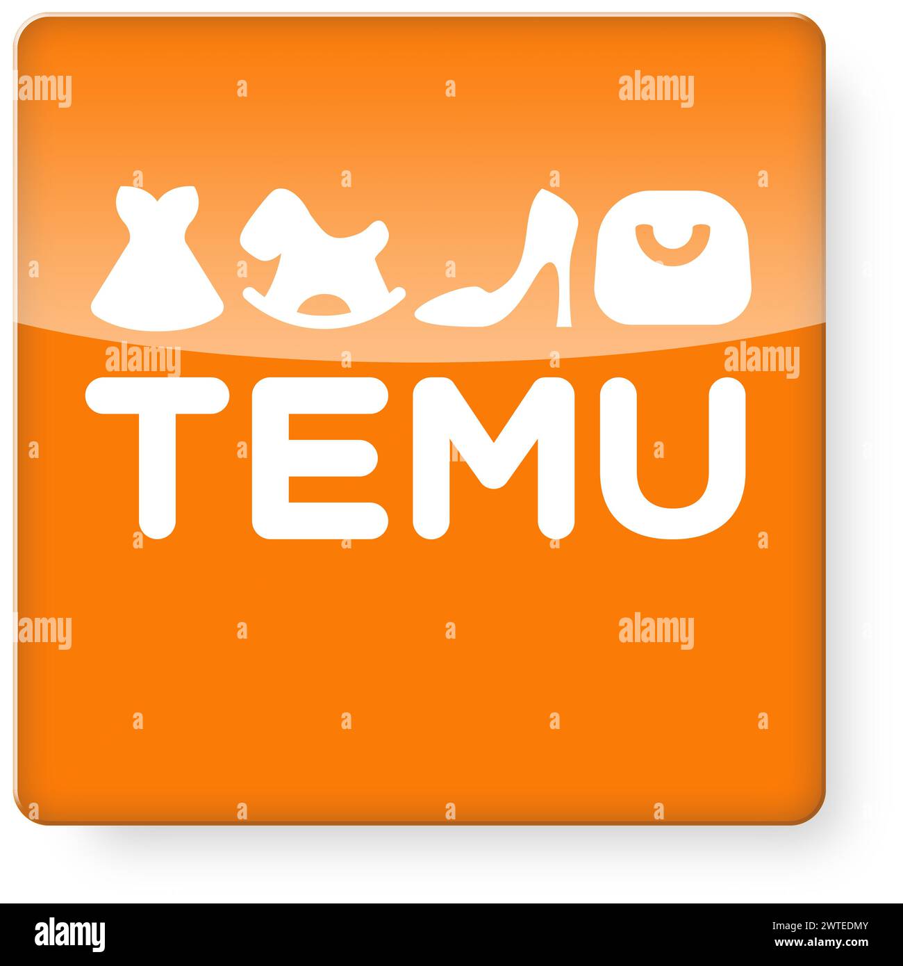 Temu app logo hi-res stock photography and images - Alamy