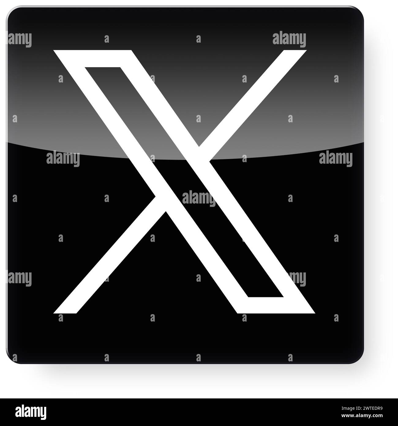 Twitter x logo Cut Out Stock Images & Pictures - Alamy