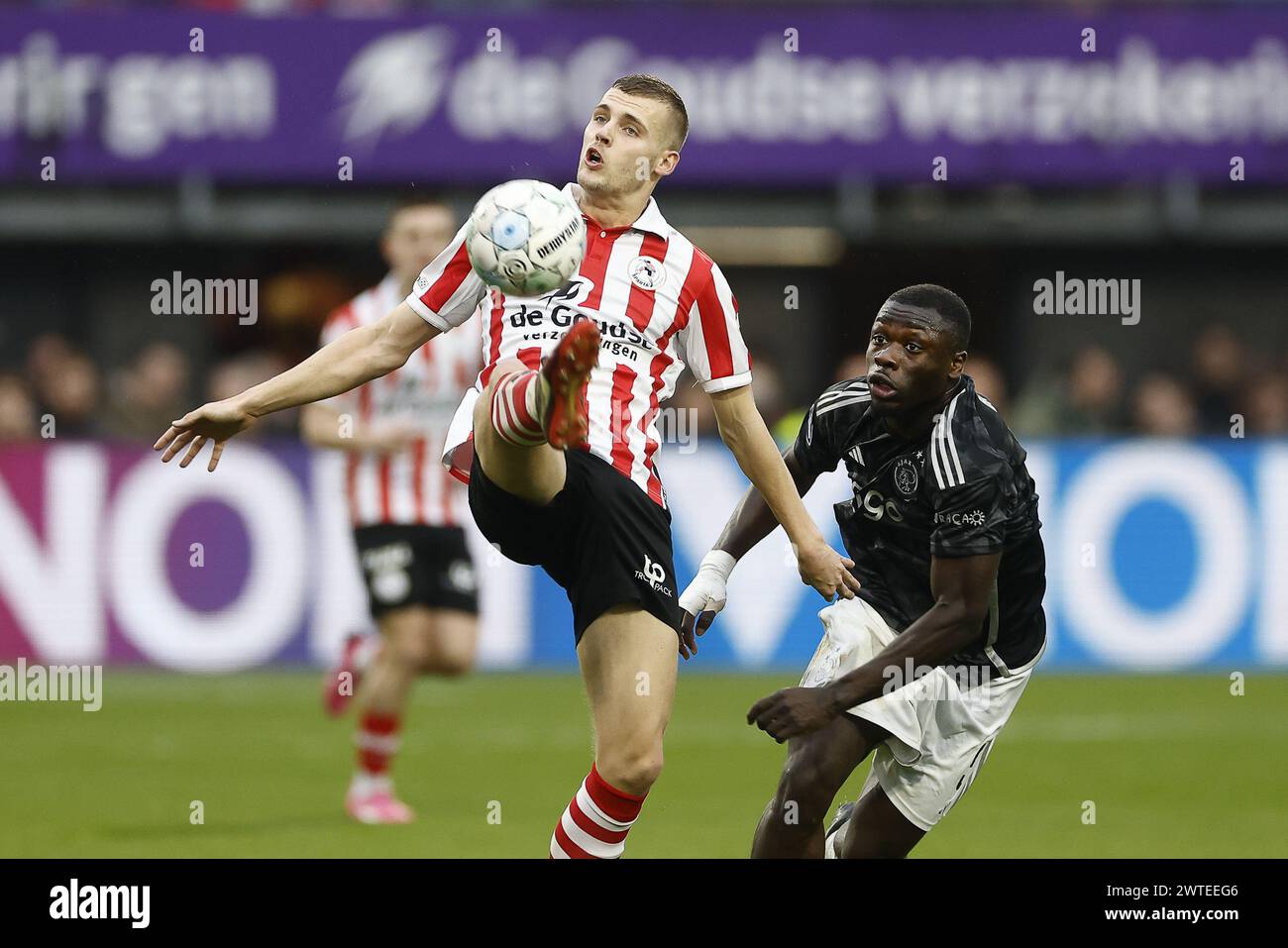 ROTTERDAM - 17-03-2024. Het Kasteel. Eredivisie voetbal, season 2023 ...
