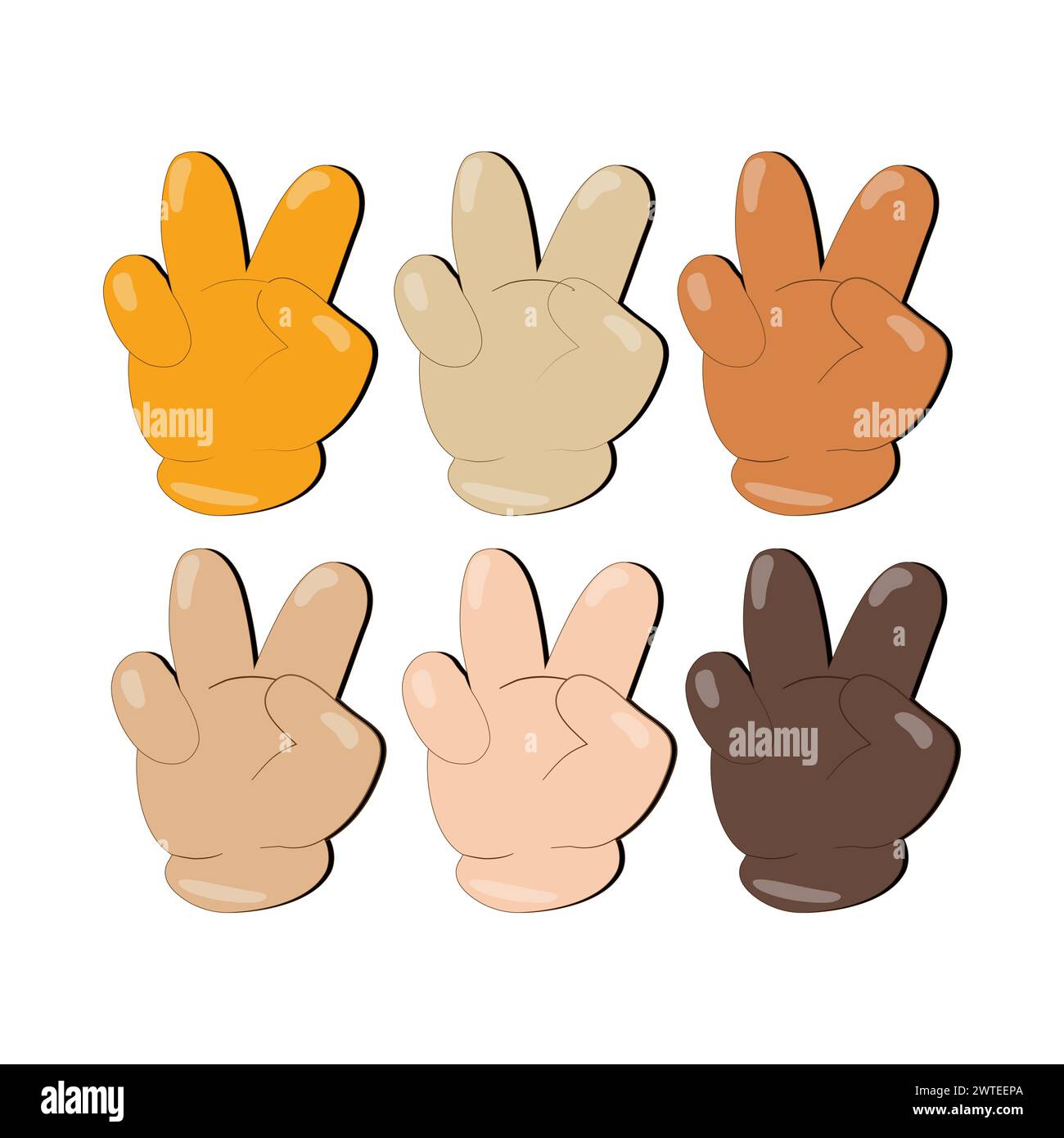 Hand with Fingers Splayed Gesture Icon. Raised hand emoji. Folded Hands ...