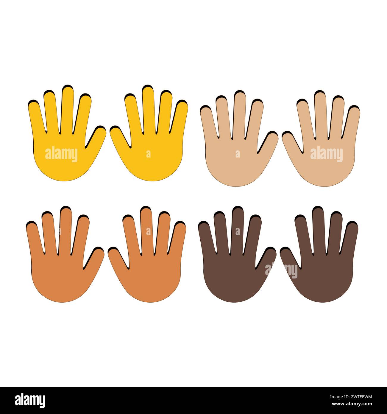 Gesturing goodbye Stock Vector Images - Alamy