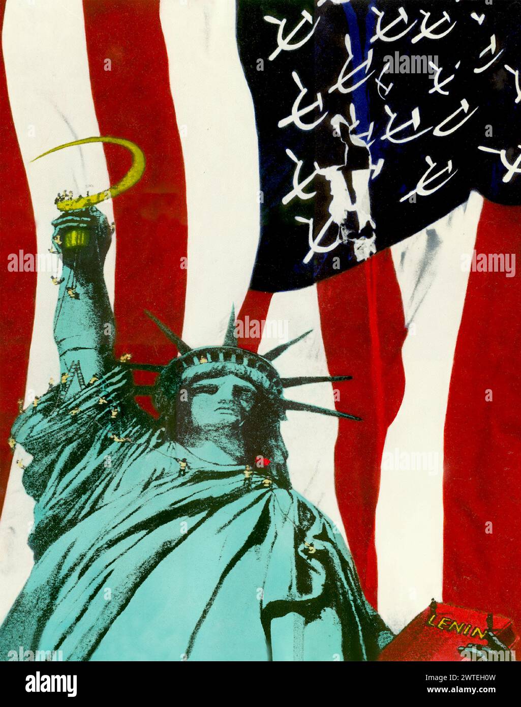 Personal artwork comparing US politics to Russian influence Stock Photo ...