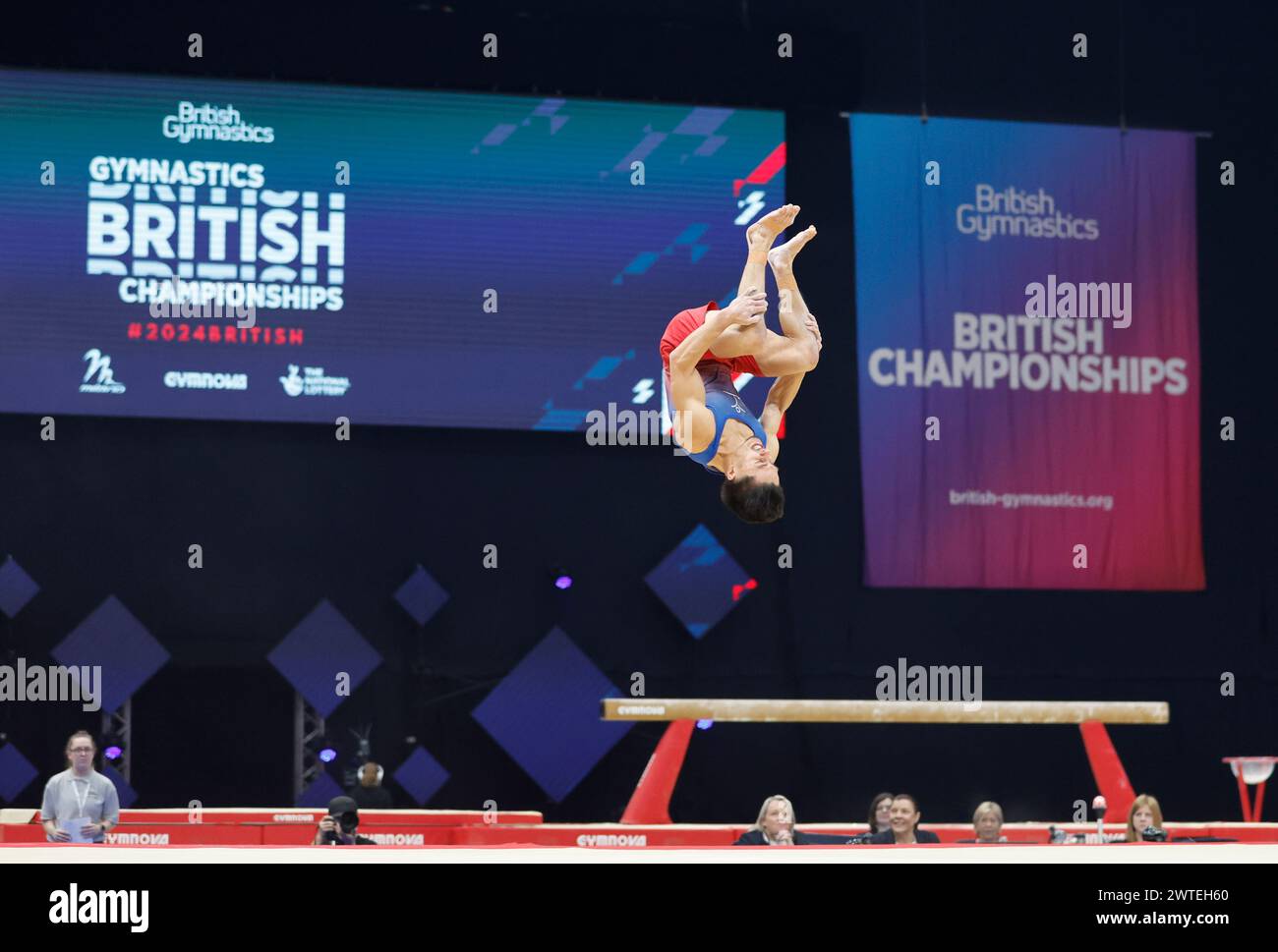 17th March 2024, M&S Bank Arena, Liverpool, England; British Gymnastics ...