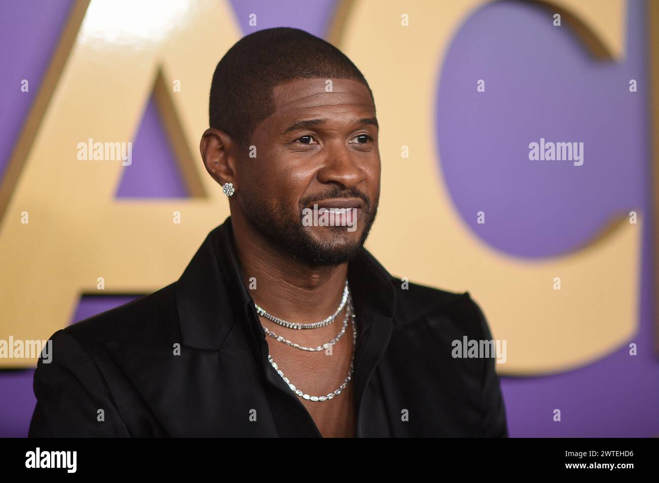 Usher arrives at the 55th NAACP Image Awards on Saturday, March 16 ...