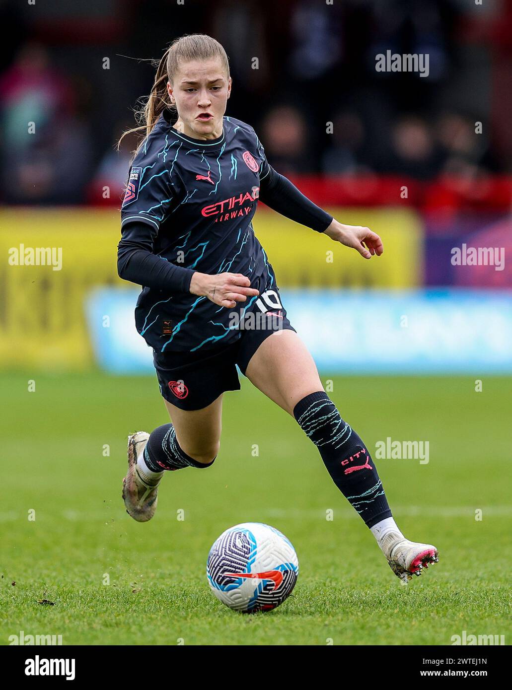 Manchester City's Jess Park in action during the Barclays Women's Super ...