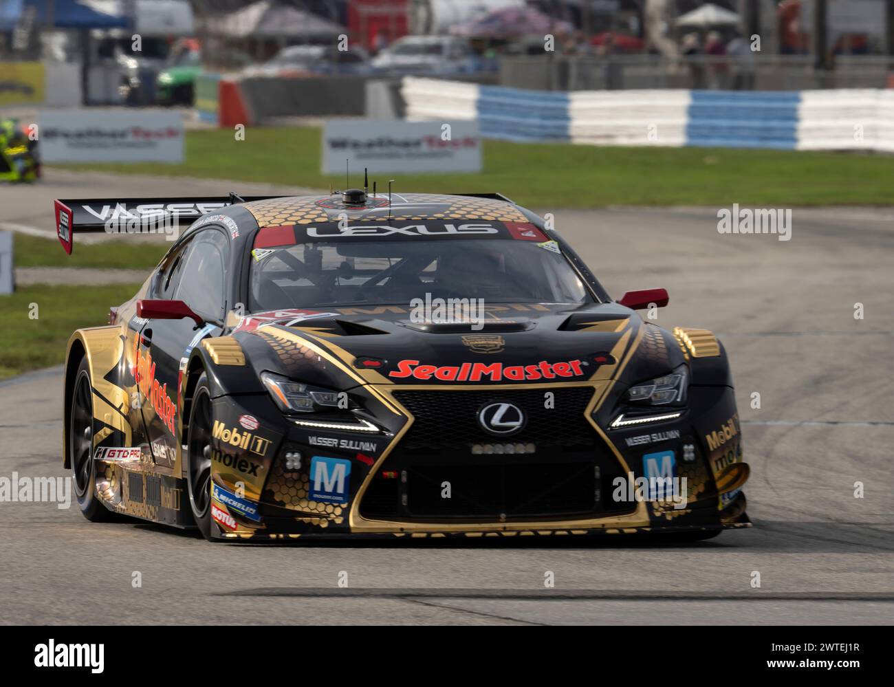 SEBRING, FL - MARCH 16: 1st place class winner Vasser Sullivan driver ...