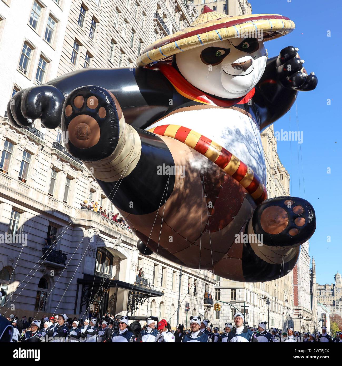 New York City, NY, USA. 23rd Nov, 2023. A view of the Po from Kung Fu ...