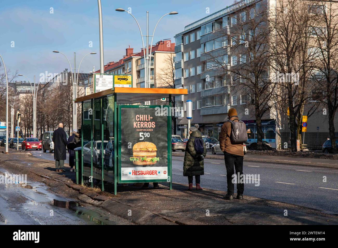 Lokkalantie bus stop hi-res stock photography and images - Alamy