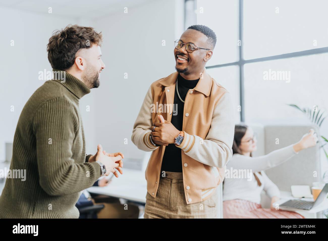 Successful collaboration: Multigenerational business people ...