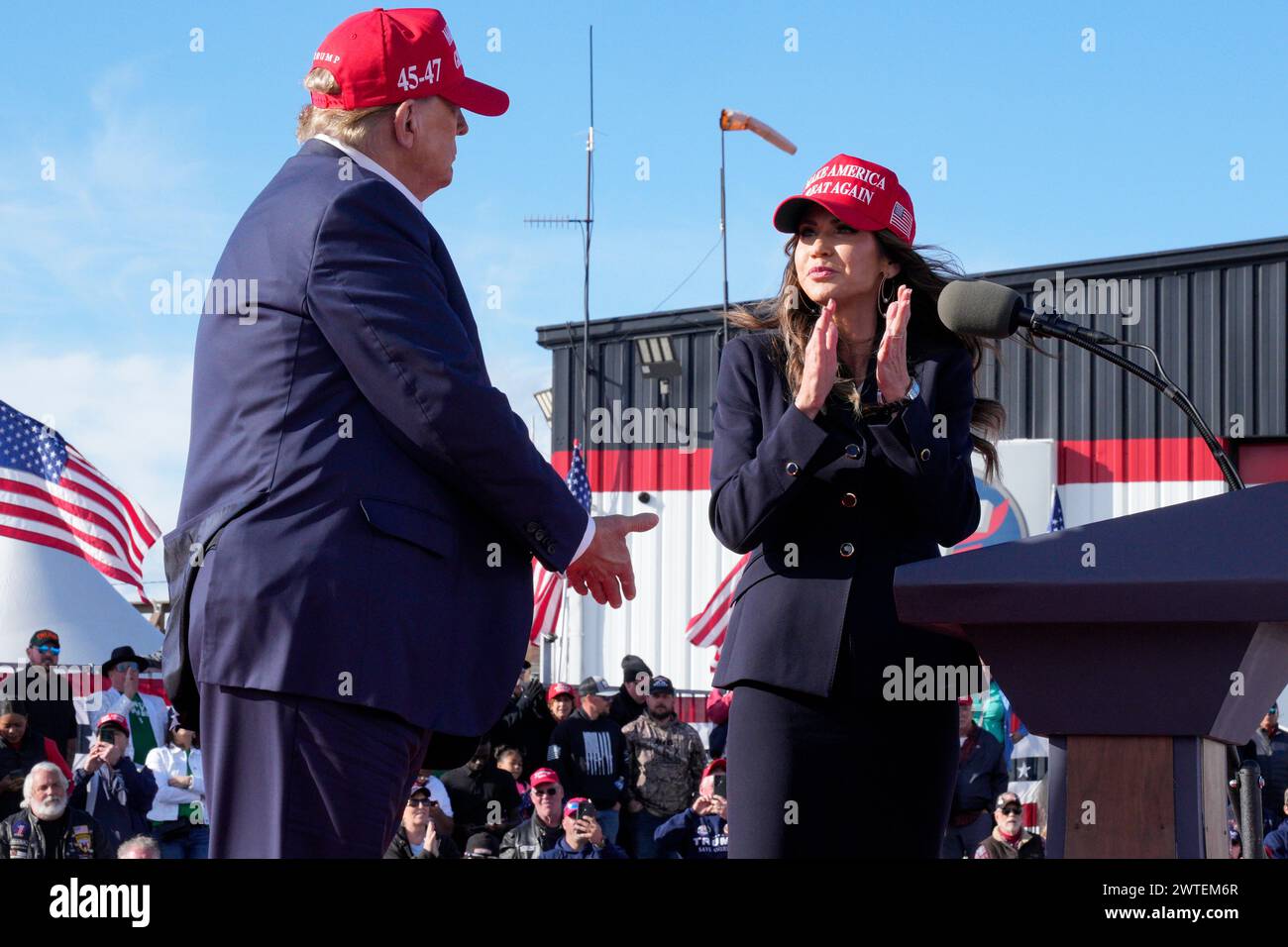 Republican presidential candidate and former President Donald Trump ...