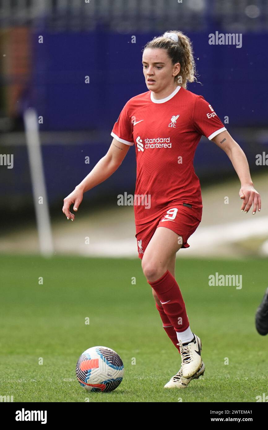 Liverpool FC v West Ham United FC Barclays Womens Super League PRENTON PARK TRANMERE ENGLAND ...