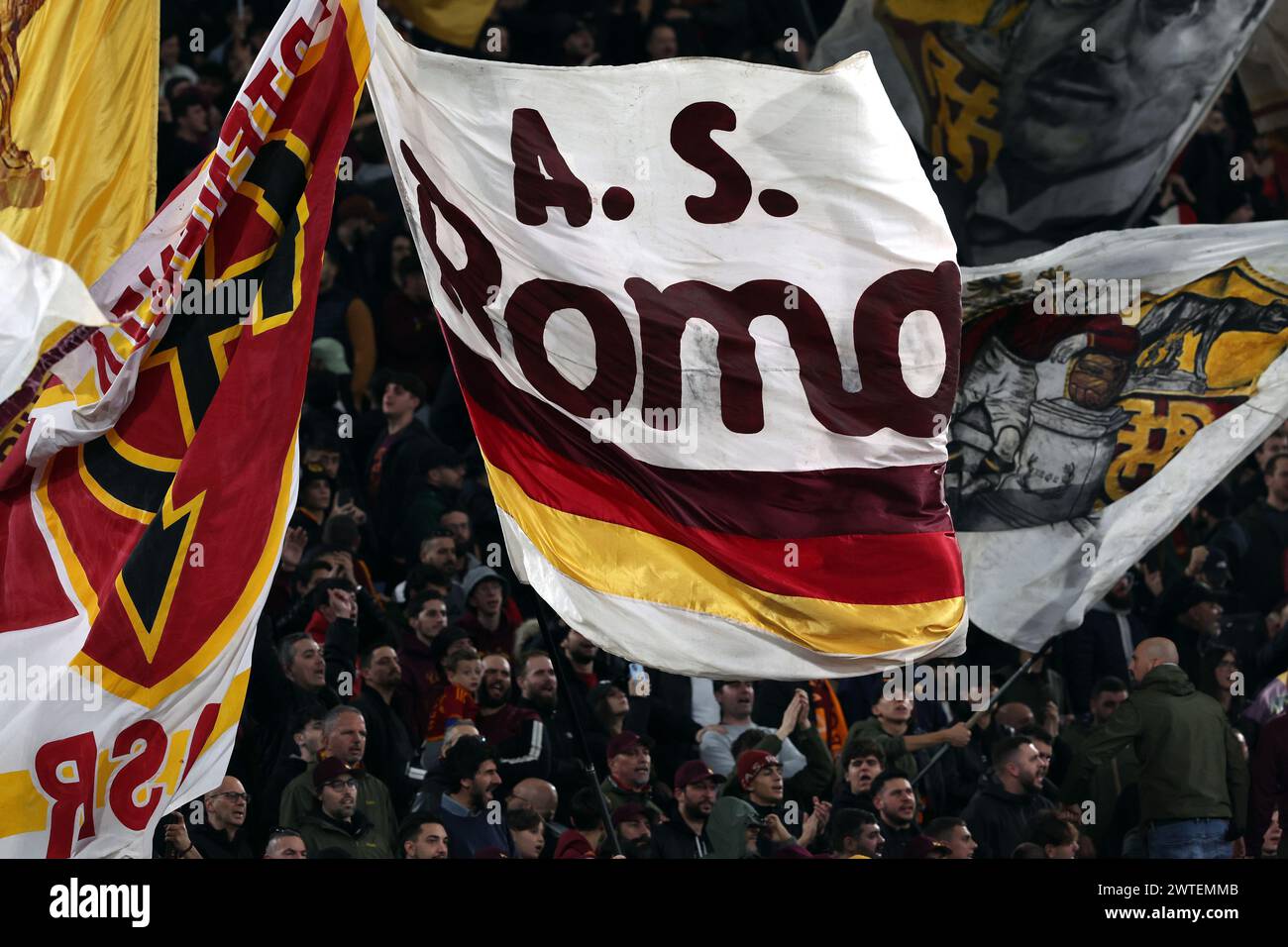 Flags in the stands hi-res stock photography and images - Alamy