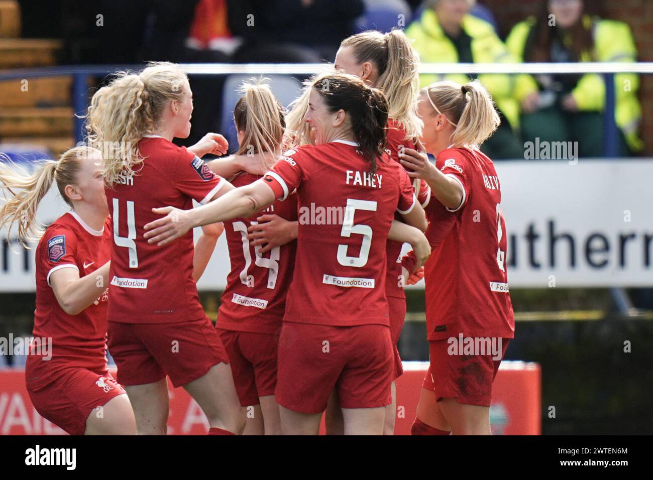 Liverpool FC v West Ham United FC Barclays Womens Super League PRENTON PARK TRANMERE ENGLAND ...