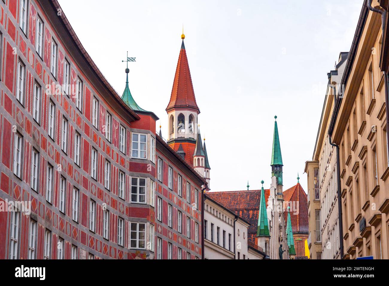Old Town Hall and present day's Toy Museum in Munich, located at ...