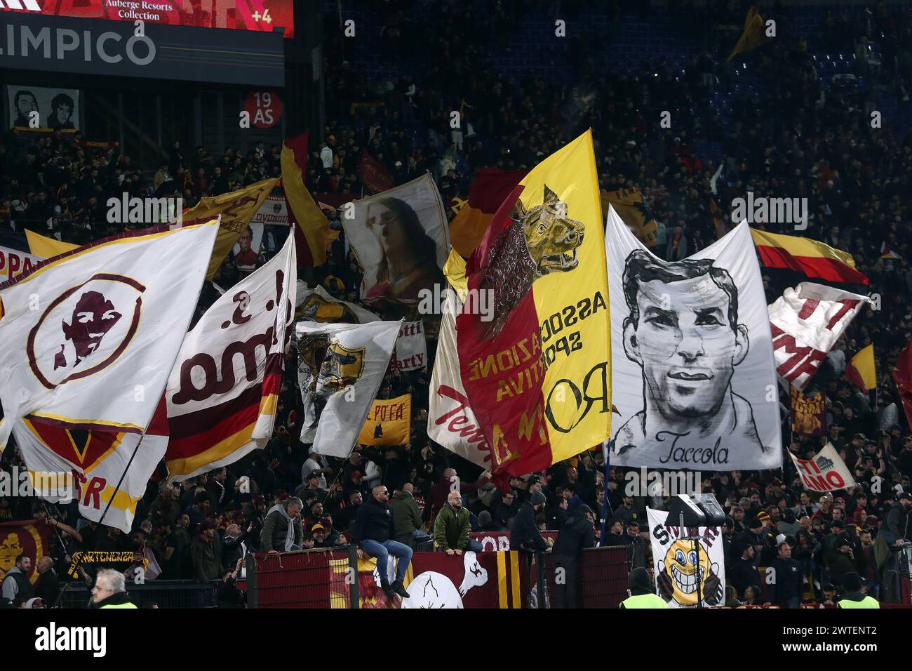 Flags in the stands hi-res stock photography and images - Alamy