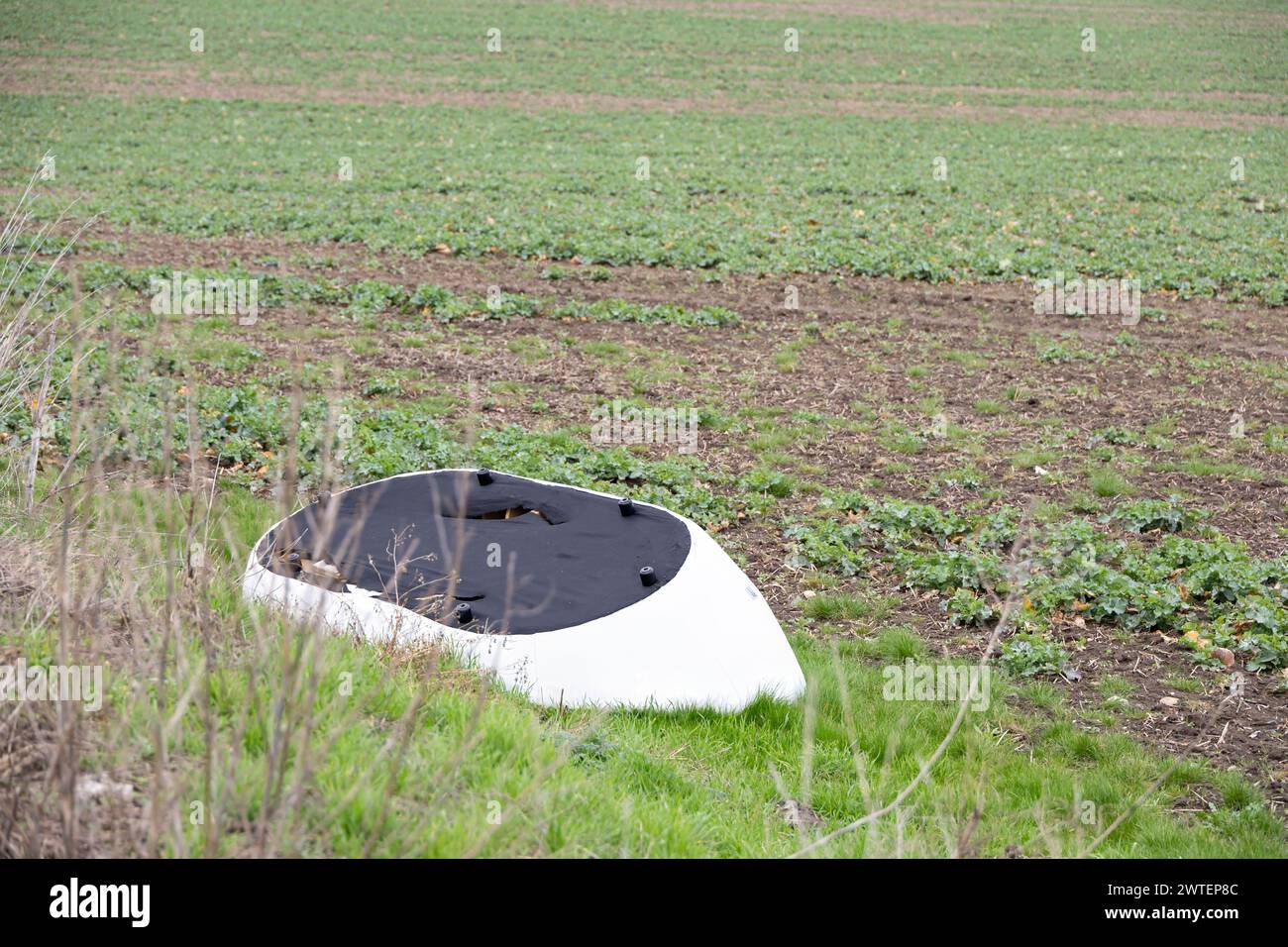 garbage disposal in agricultural environment Stock Photo - Alamy
