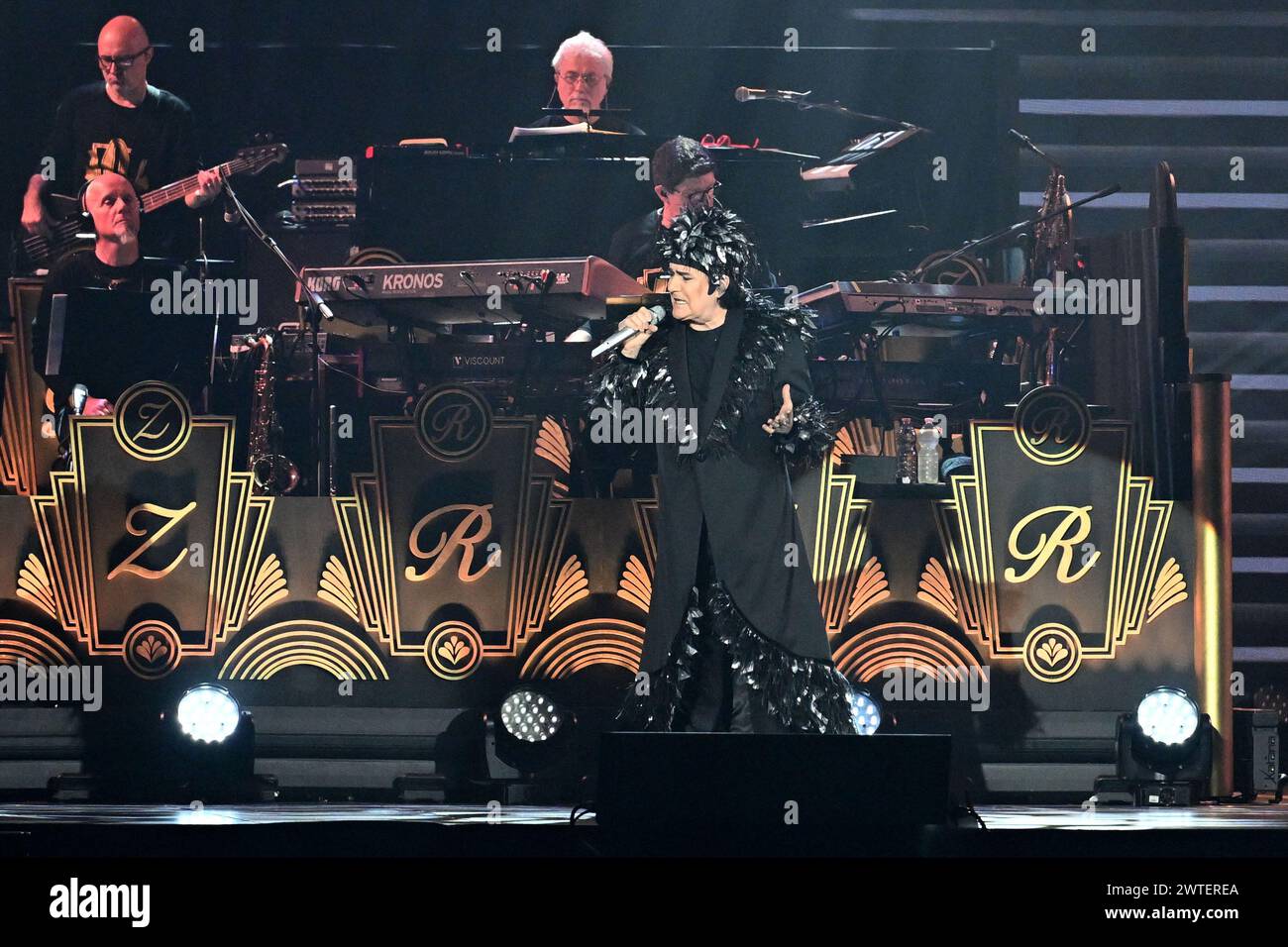 Nelson Mandela Forum, Florence, Italy, March 02, 2024, Renato Zero ...