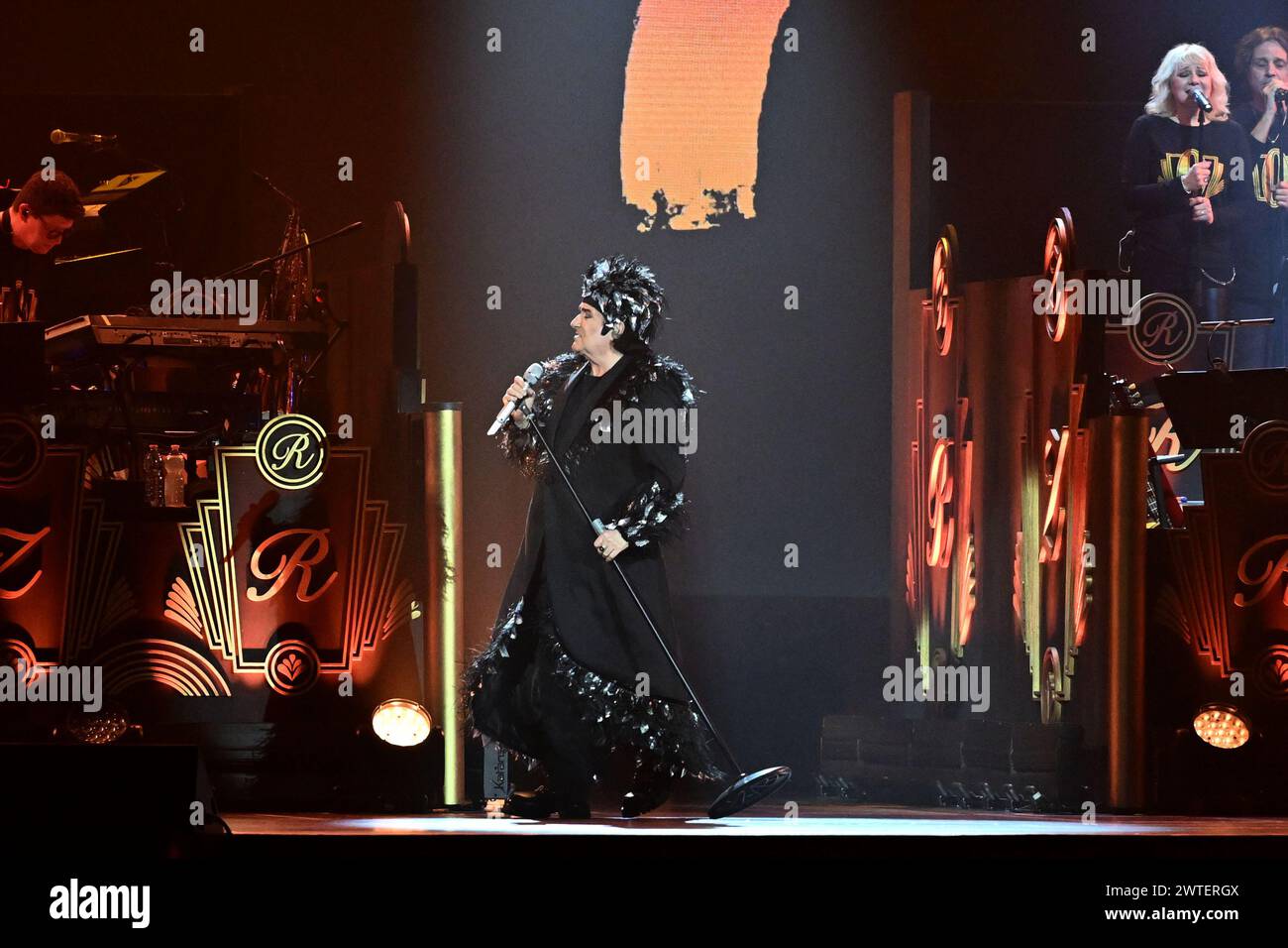 Nelson Mandela Forum, Florence, Italy, March 02, 2024, Renato Zero ...