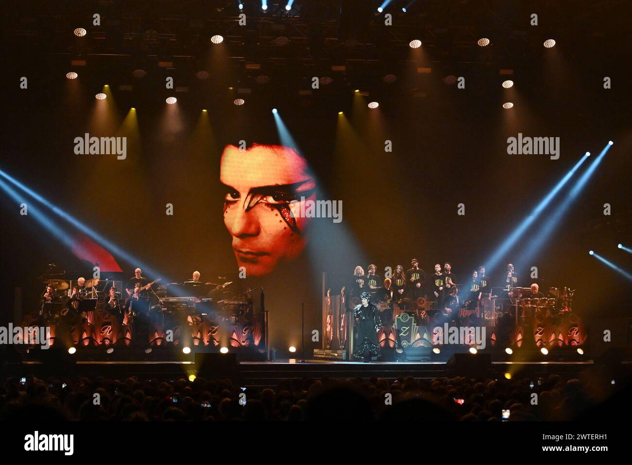 Nelson Mandela Forum, Florence, Italy, March 02, 2024, Renato Zero ...