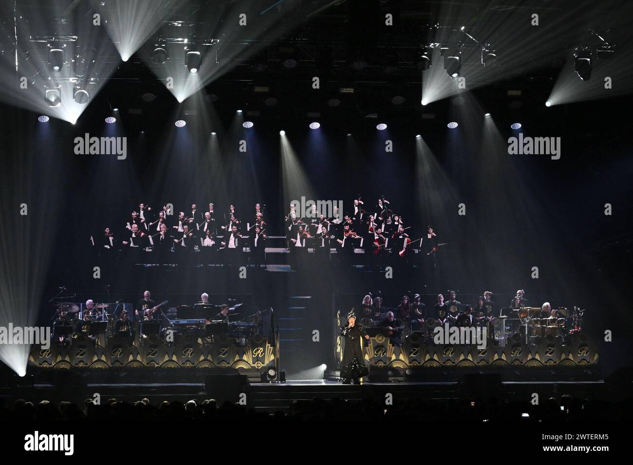 Nelson Mandela Forum, Florence, Italy, March 02, 2024, Renato Zero ...
