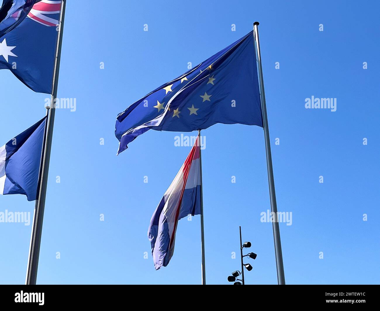 Falg of european community hi-res stock photography and images - Alamy