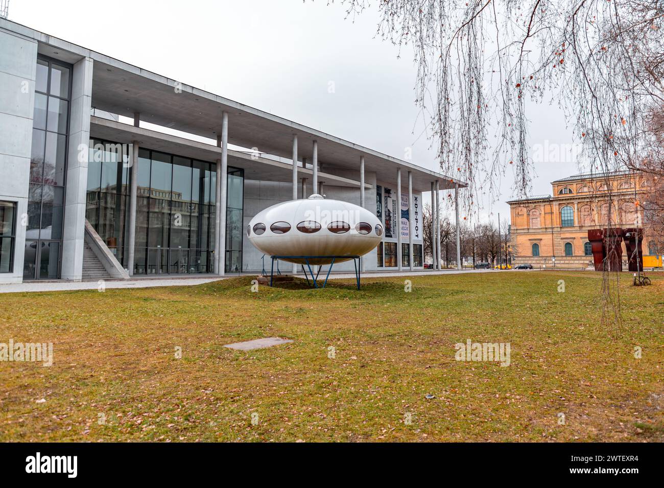 Munich, Germany - DEC 23, 2021: A prototype of a Futuro house from 1968 ...
