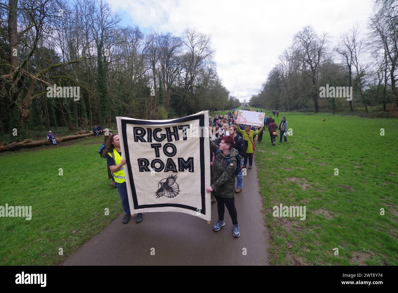 Bathurst estate right to roam hi-res stock photography and images - Alamy