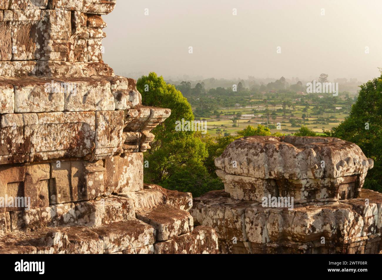 Phnom Bakheng temple at Angkor near Siem Reap in Cambodia in South East ...