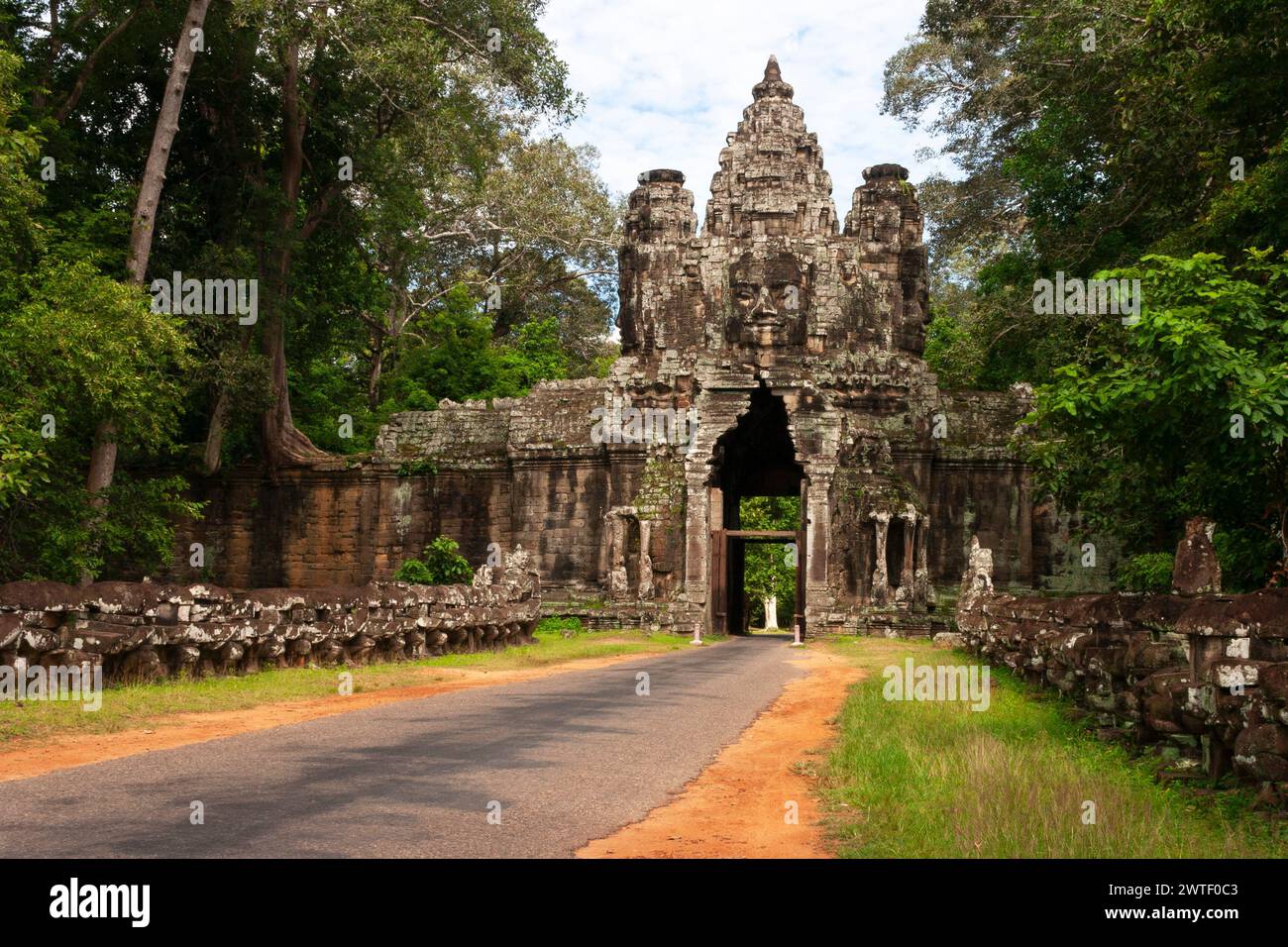 Angkor Thom Gate Angkor Thom, West Gate, Angkor, Cambodia