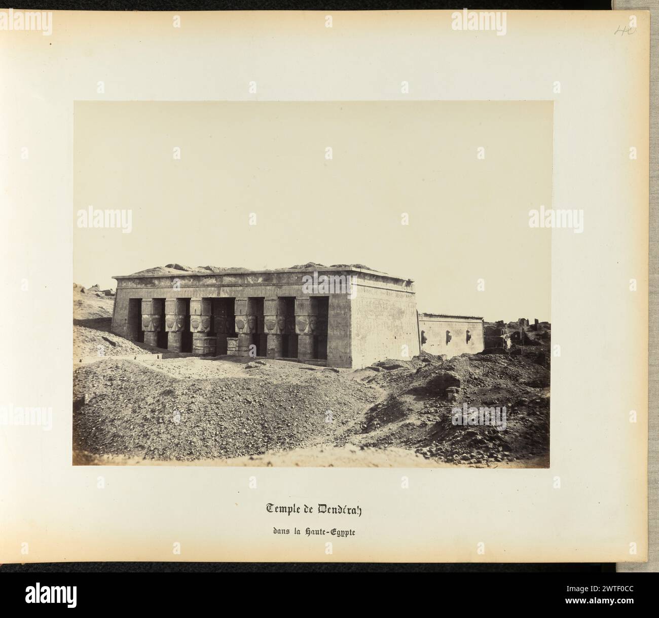 Denderah Temple. Wilhelm Hammerschmidt, photographer (German, born ...