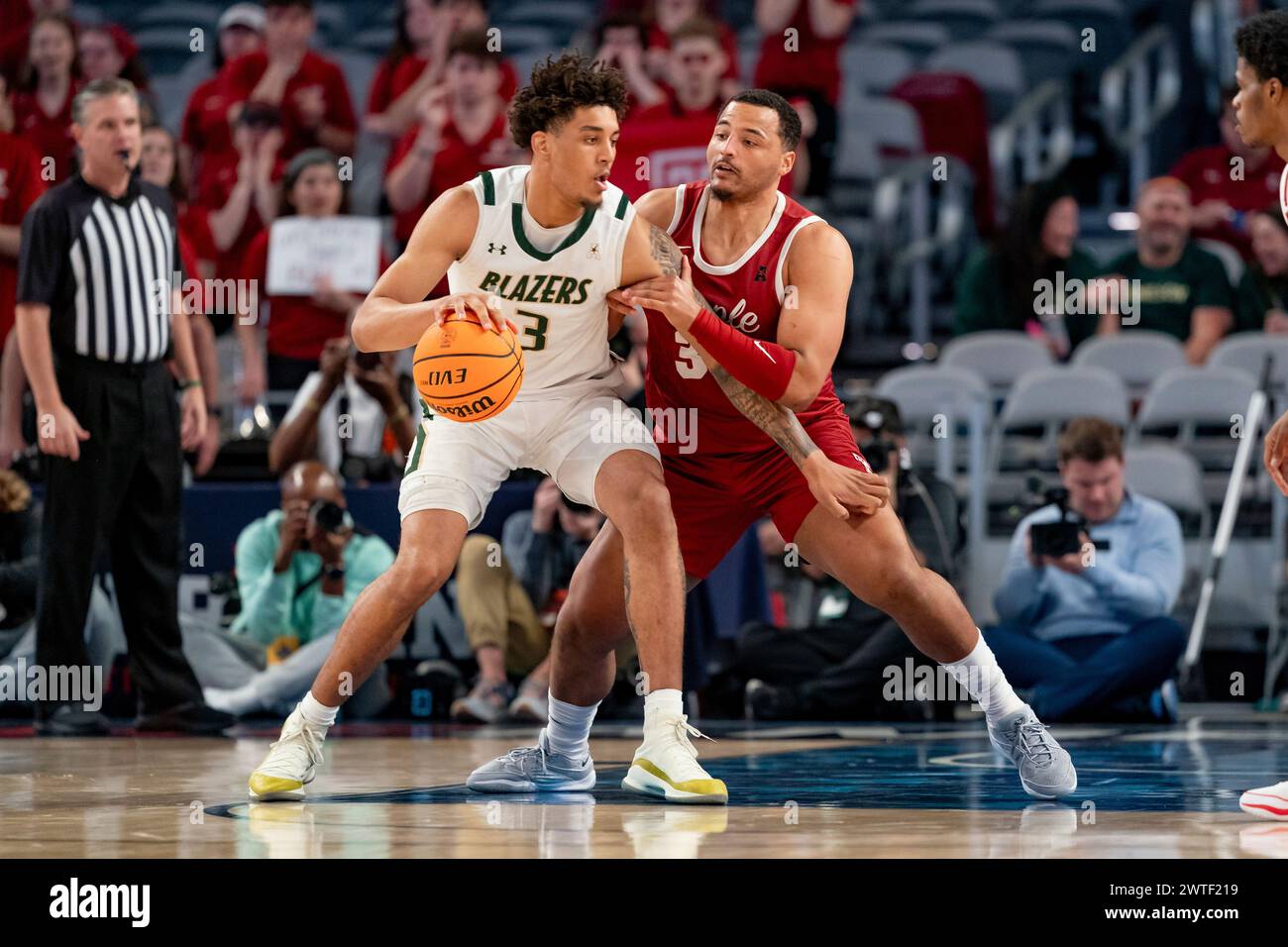 FORT WORTH, TX - MARCH 17: UAB Blazers forward Yaxel Lendeborg (3 ...