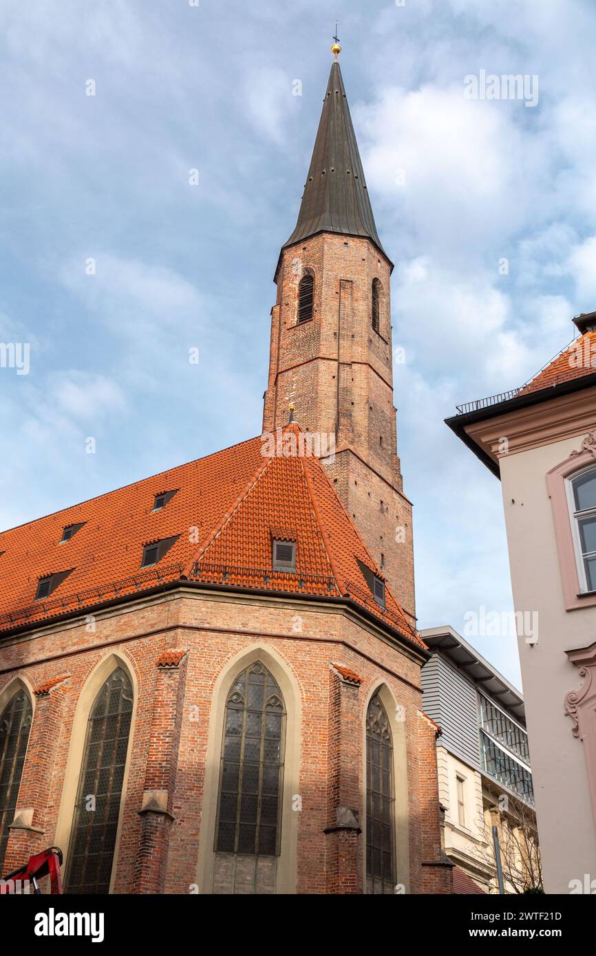 Munich, Germany - DEC 23, 2021: Exterior view of the ancient ...