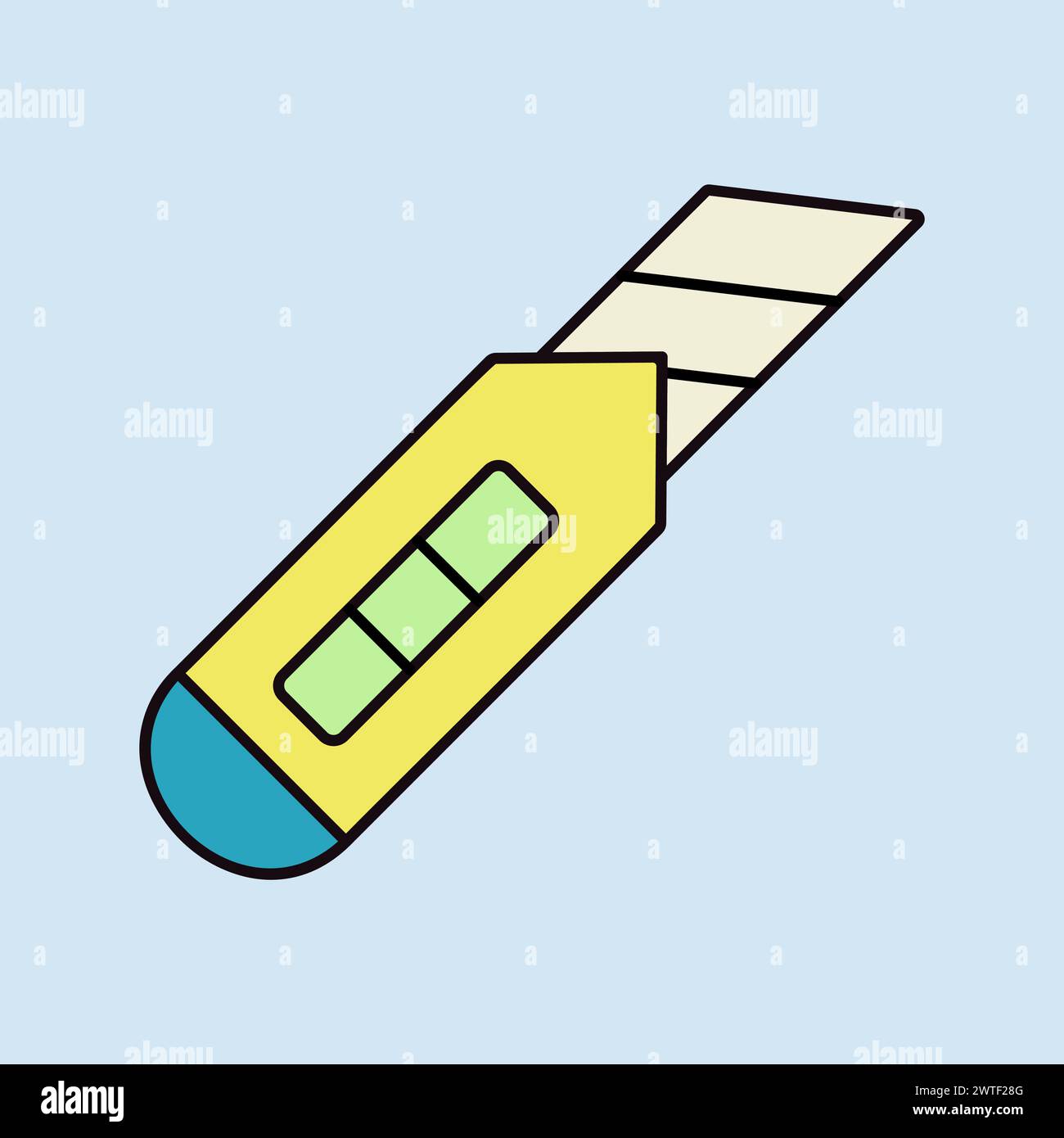 Construction utility knife vector icon. Construction, repair and ...