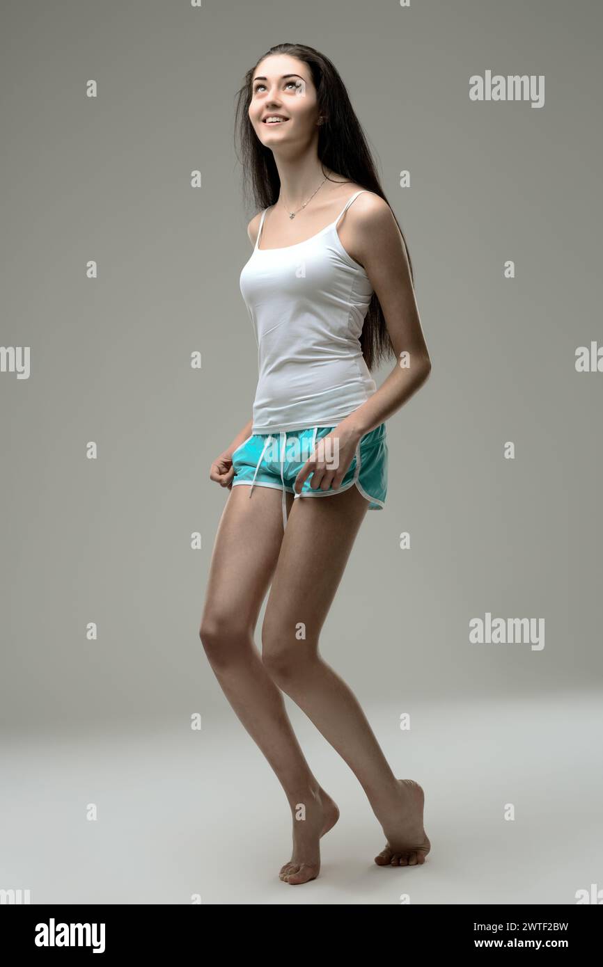 Poised with a lightness of being, her eyes gleam with joy and forward ...