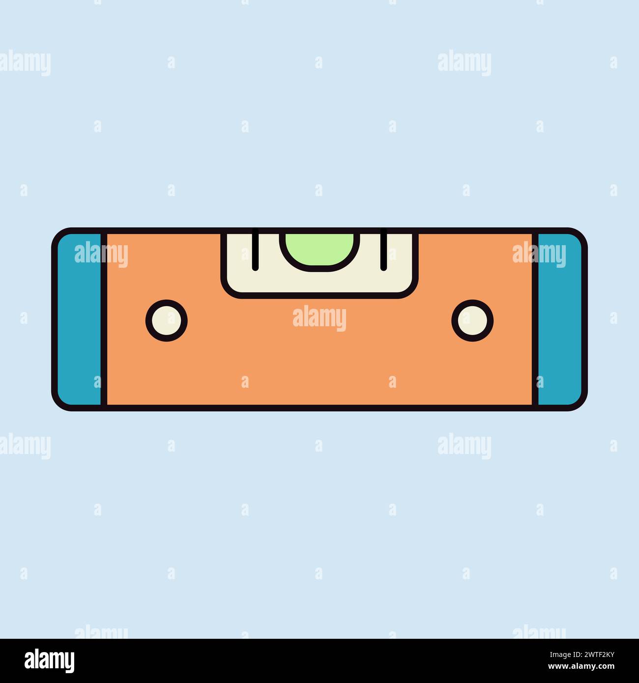 Bubble level vector icon. Construction, repair and building. Graph ...