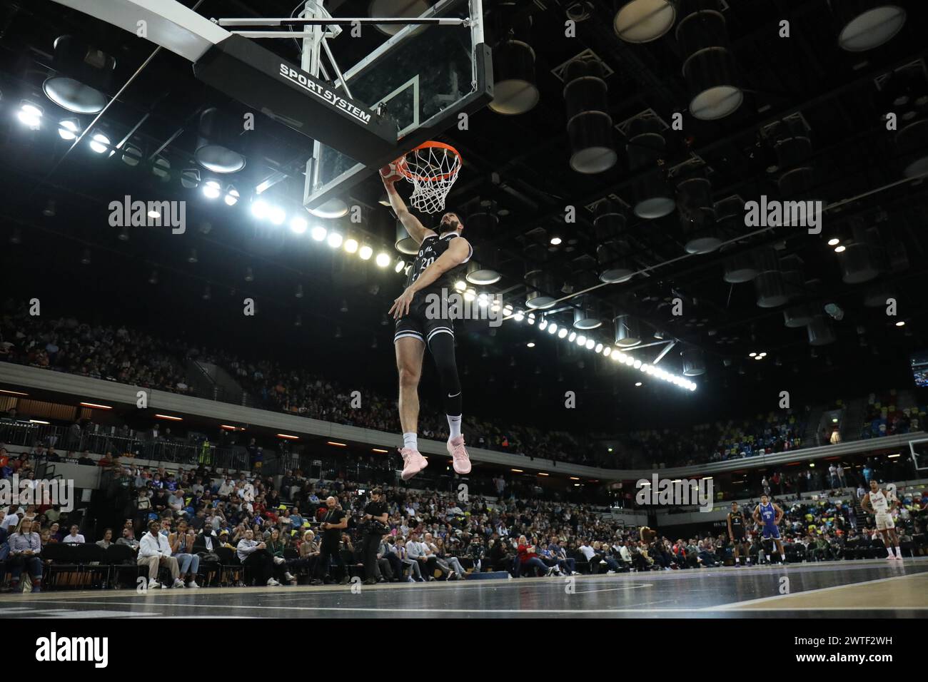 London, UK. 17th Mar, 2024. Josh Sharma competes in the Slam Dunk ...