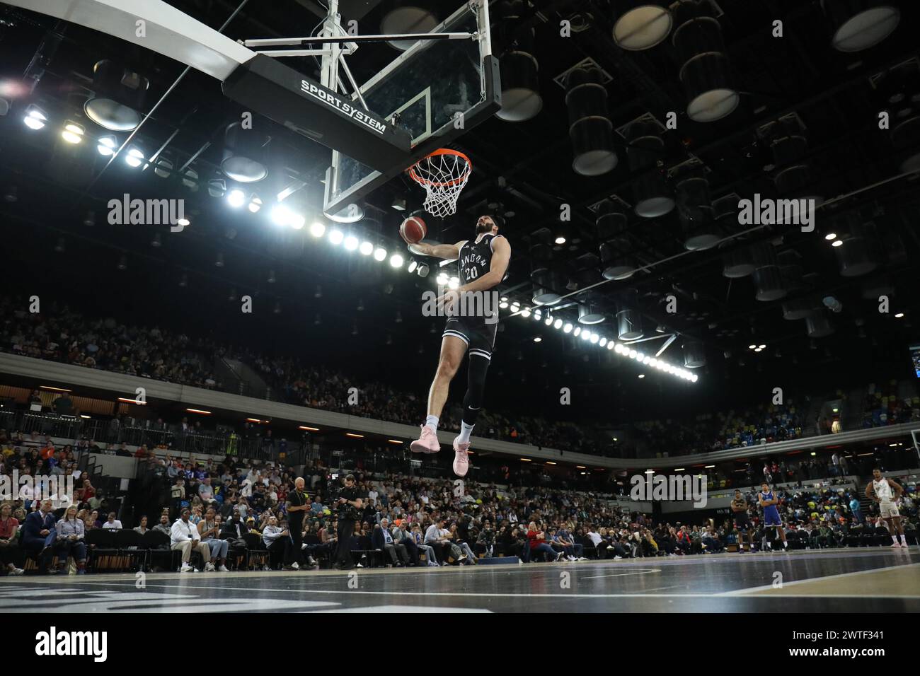 London, UK. 17th Mar, 2024. Josh Sharma competes in the Slam Dunk ...