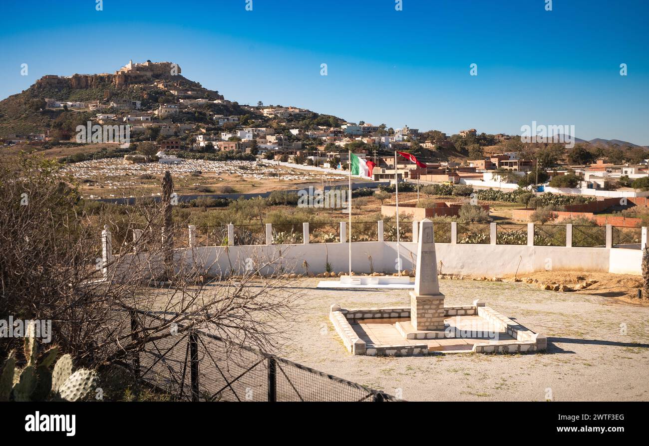 The Memorial of the Fallen Parachutists in Tunisia, built in 1951 in ...