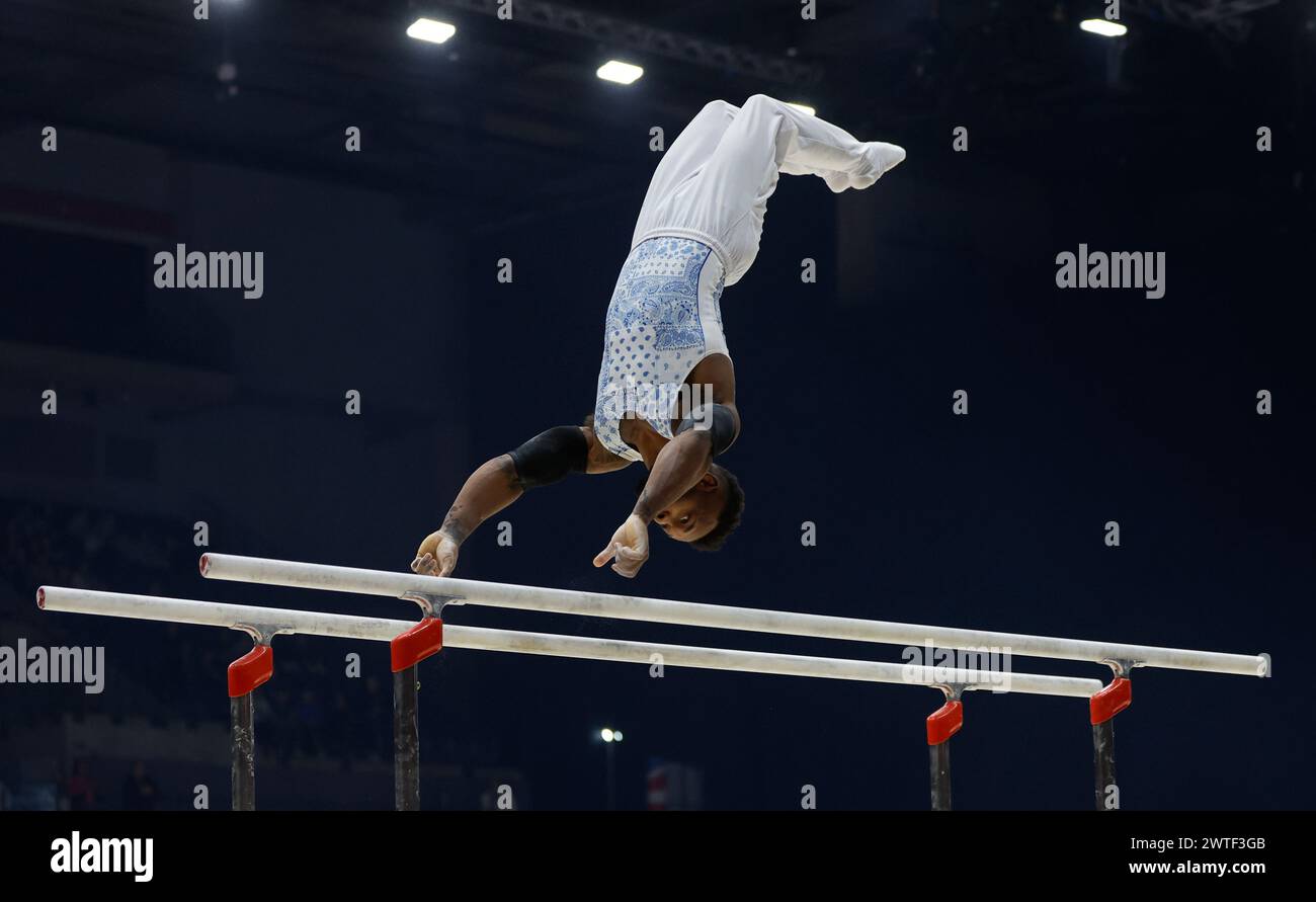 17th March 2024, M&S Bank Arena, Liverpool, England; British Gymnastics ...