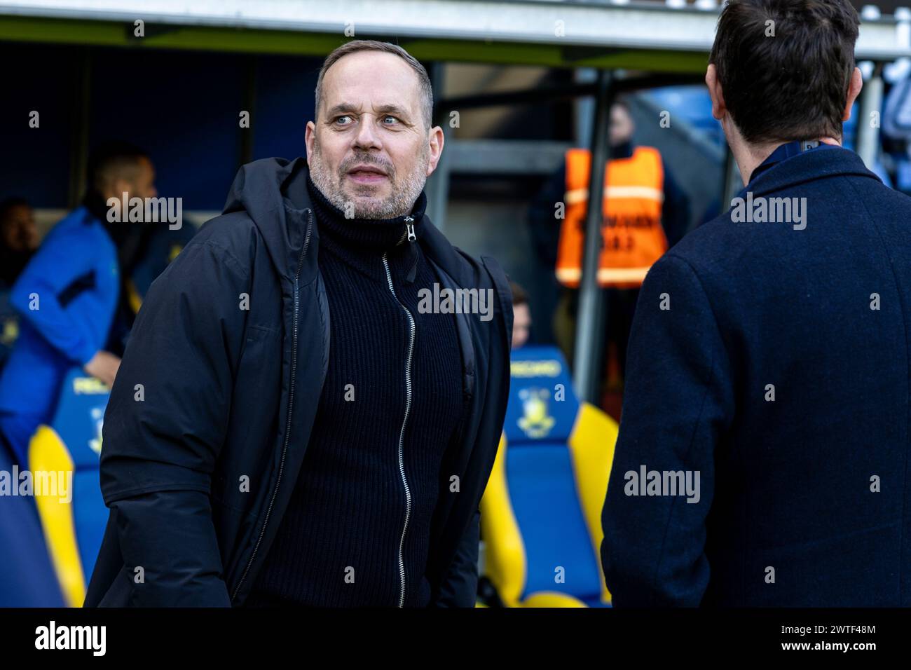 Brondby, Denmark. 17th Mar, 2024. Director of football Carsten V ...