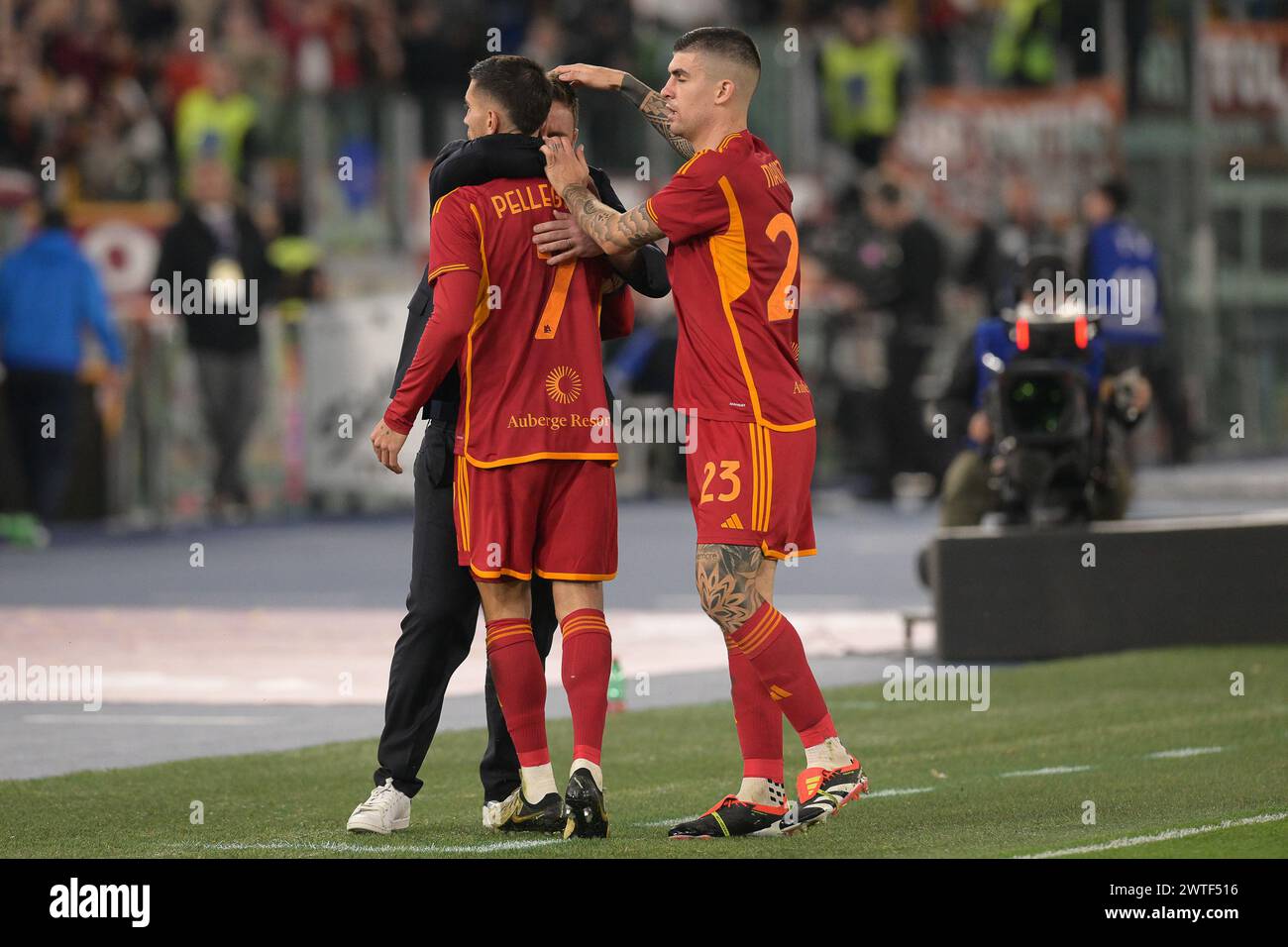 Stadio Olimpico, Rome, Italy. 17th Mar, 2024. Serie A Football; Roma ...