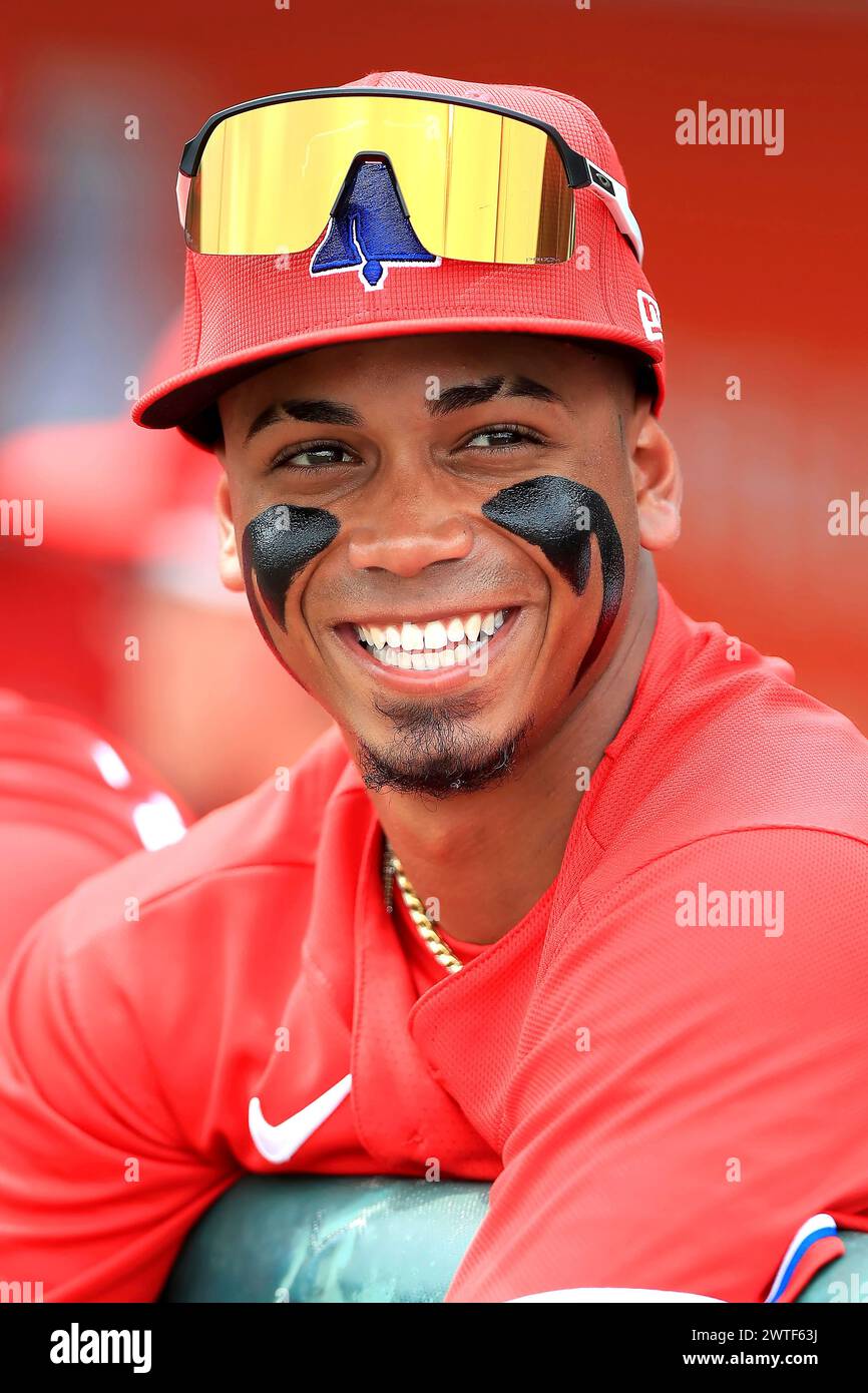 LAKELAND, FL - MARCH 16: Philadelphia Phillies Second Baseman Starlyn ...